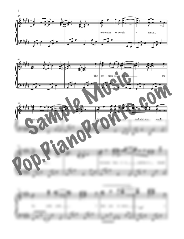 Dare You To Move (Late Intermediate: Lyrical Version) By Switchfoot - F ...