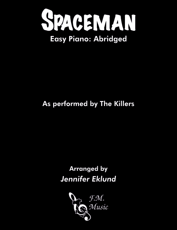 Spaceman (Easy Piano) By The Killers - F.M. Sheet Music - Pop ...