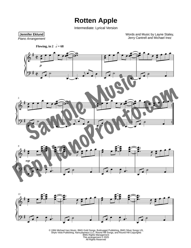 Rotten Apple (Intermediate: Lyrical Version) By Alice in Chains - F.M ...