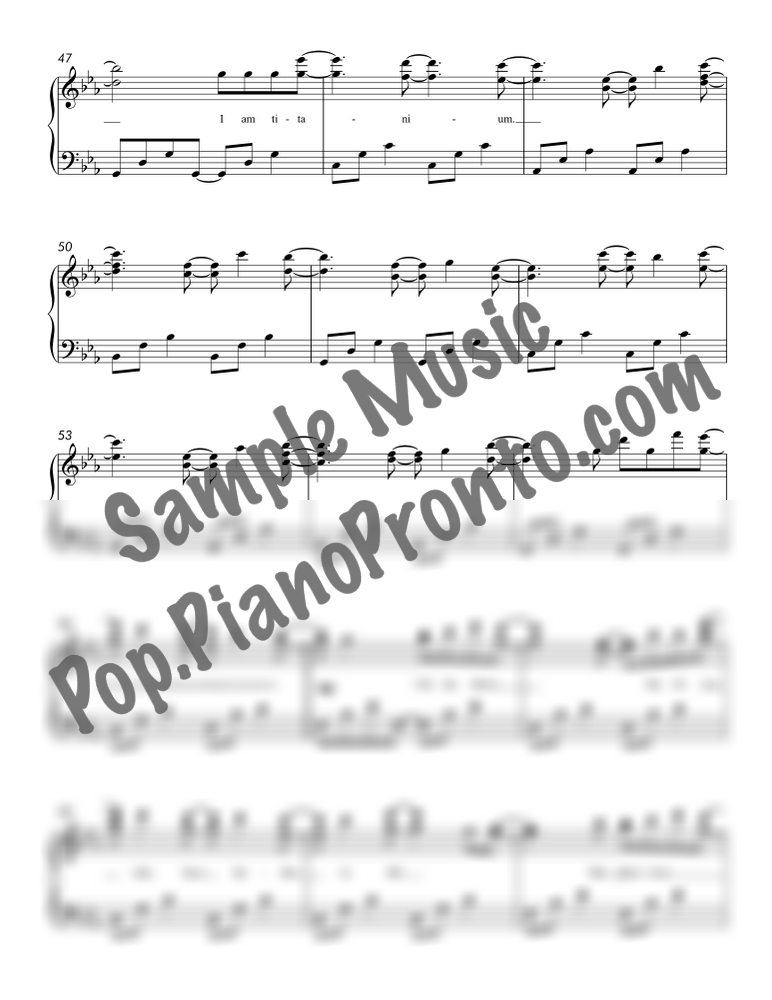 Titanium (Extended Mellow Version) By David Guetta, Sia - F.M. Sheet ...